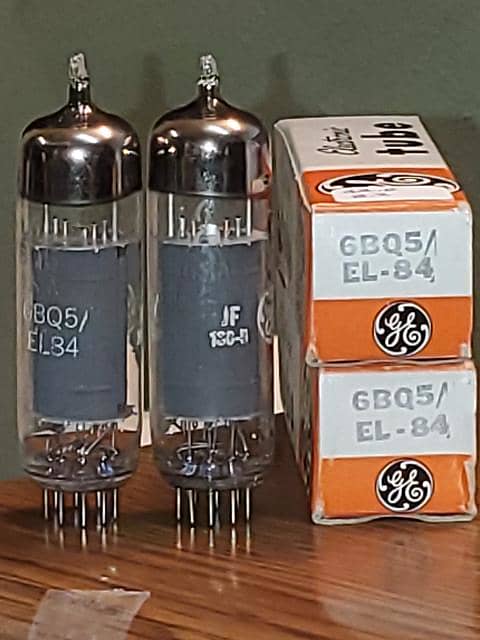 6BQ5/EL84 GE NOS/NIB Maximatcher2 matched pair (2) tube lot | Reverb