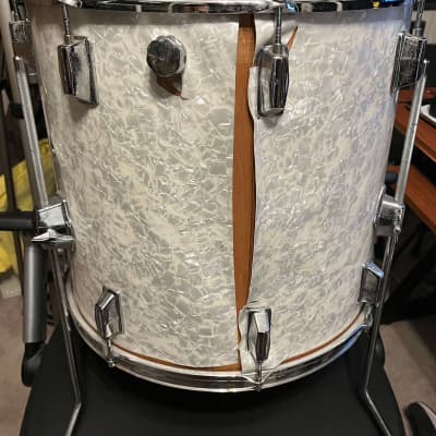 Apollo 3 Piece Drum Set Late 70's - Antique White Pearl w/ | Reverb