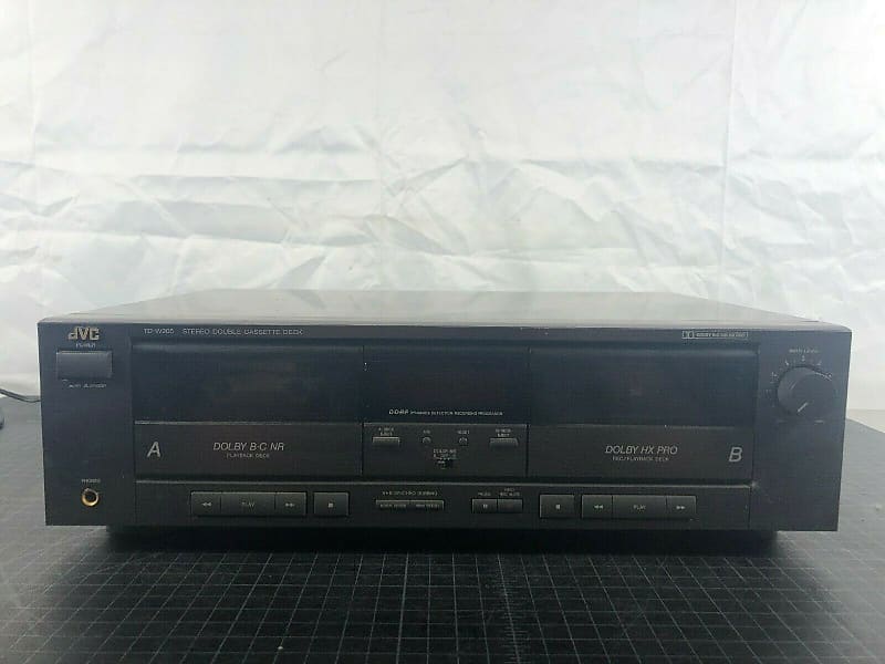 JVC TD-W205 Stereo Double Cassette Deck Dolby B C High Speed | Reverb
