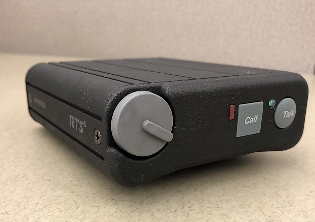 Telex RTS Two-Wire Intercom Beltpack BP-319 Black (A4F) New | Reverb