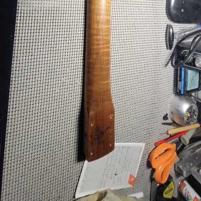 Warmoth Warhead Fatback 2021 - Roasted flame maple | Reverb