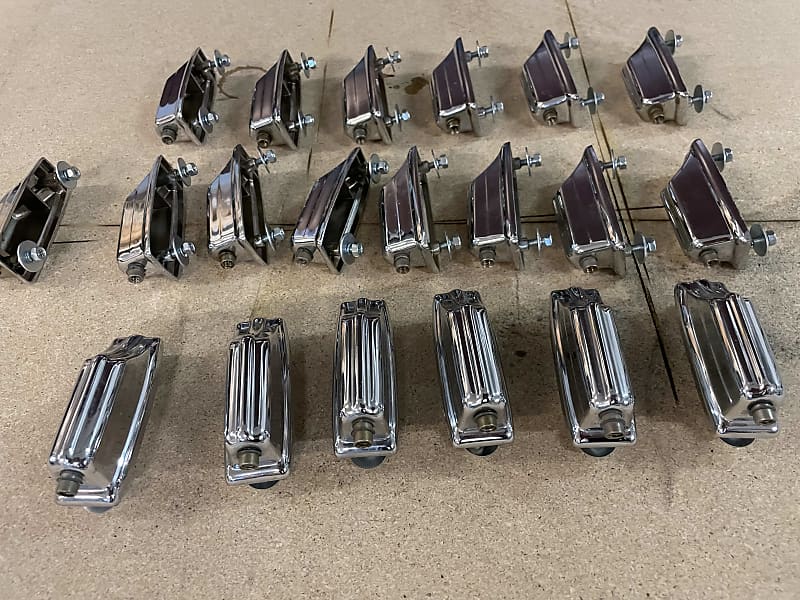 Rogers Bass Drum Lugs set - 20 lugs - super state | Reverb