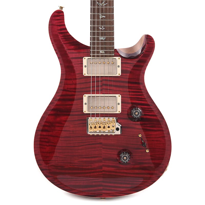 PRS Wood Library Custom 24 Fat Back 10-Top Flame Red Tiger | Reverb