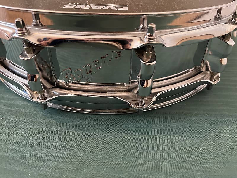 Vintage Rogers 12-lug 3x13 Piccolo snare - Aluminum | Reverb