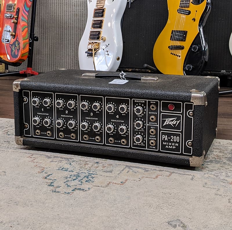 Peavey PA-200 Mixer Amp 4 Channel Powered Mixer PA Head | Reverb
