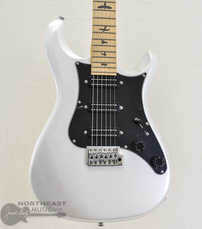 PRS SE NF3 Maple - Pearl White Metallic | Reverb
