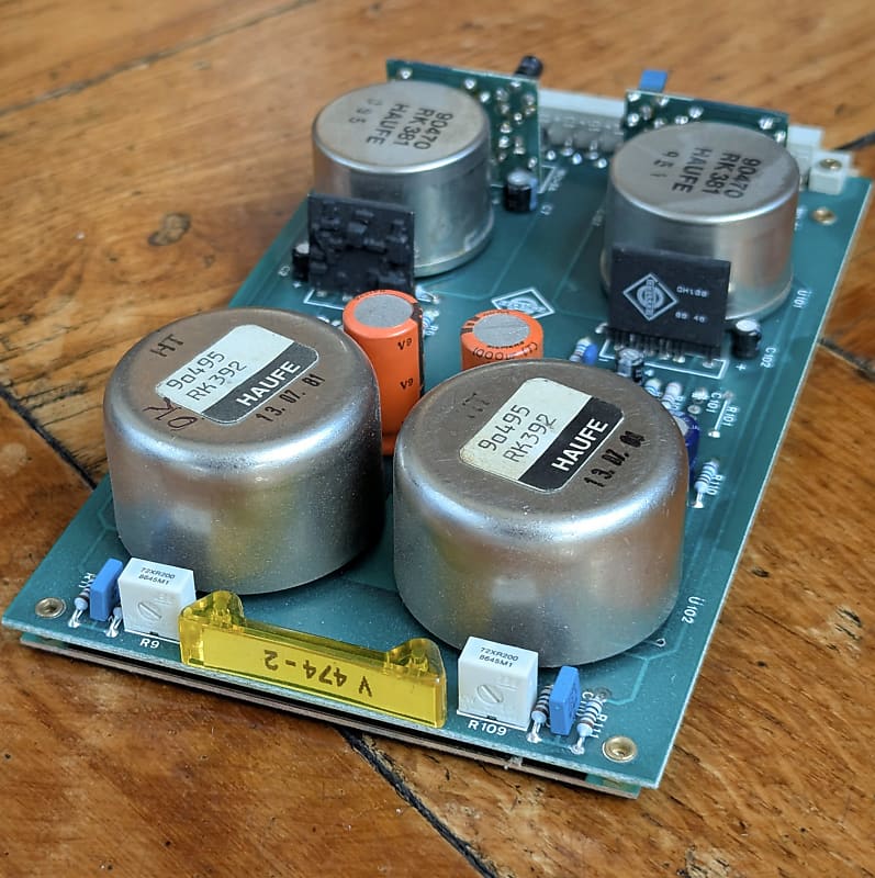 With audio demo: Vintage Neumann V472-2 dual mic preamp card | Reverb