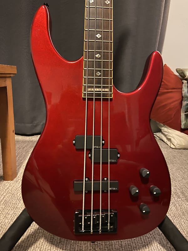 Kramer Forum III 1987 Cherry w EMG X pickups | Reverb
