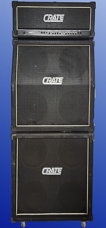 Crate G600 XL 1990's - Black Full Stack | Reverb