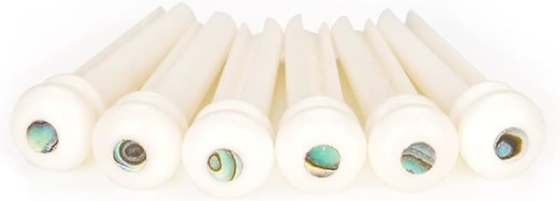 Guitar Bone Bridge Pins Real Bone Replacement Parts for 6 & | Reverb