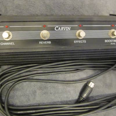 Carvin FS 44L - 4 Button LED Footswitch, For V3/V3m/ XB | Reverb