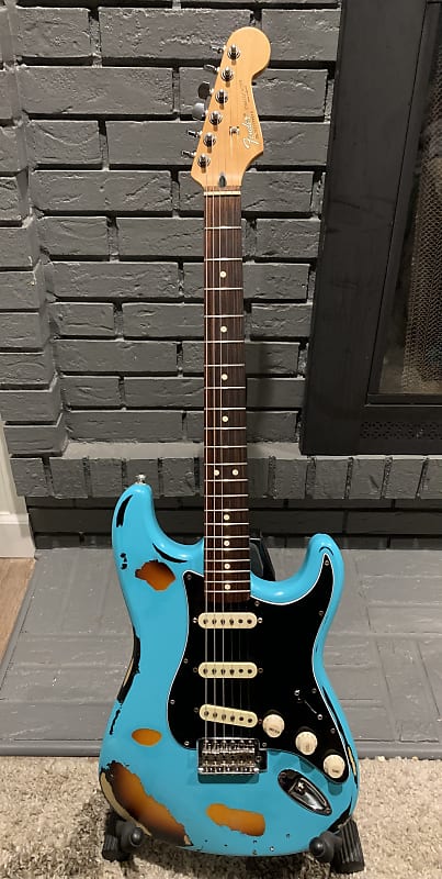 **COMPLETELY CUSTOM**Big River/Fender Mexican Strat**NITRO | Reverb