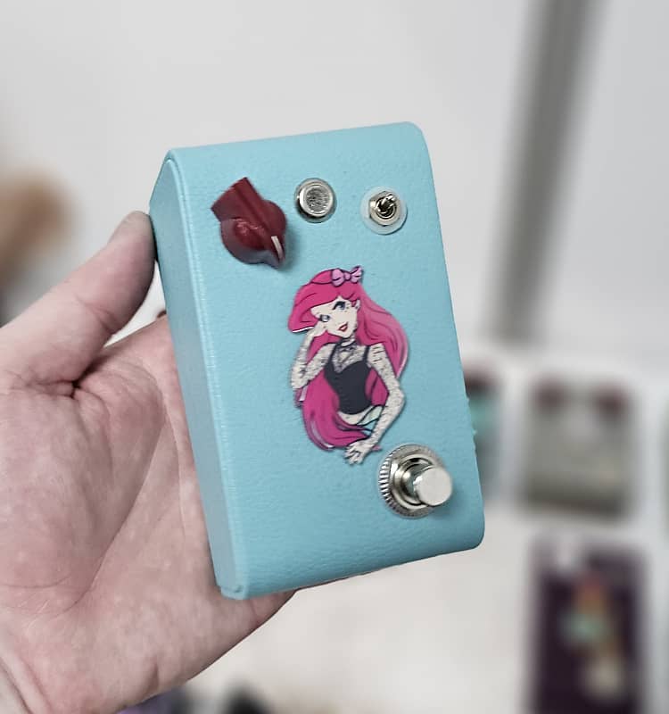 Hello Sailor Effects Rangemaster - Light blue leatherette | Reverb
