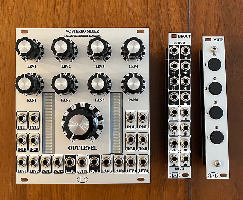 L-1 VC Stereo Mixer 4-Channel Discrete Blacksea with In/Out | Reverb