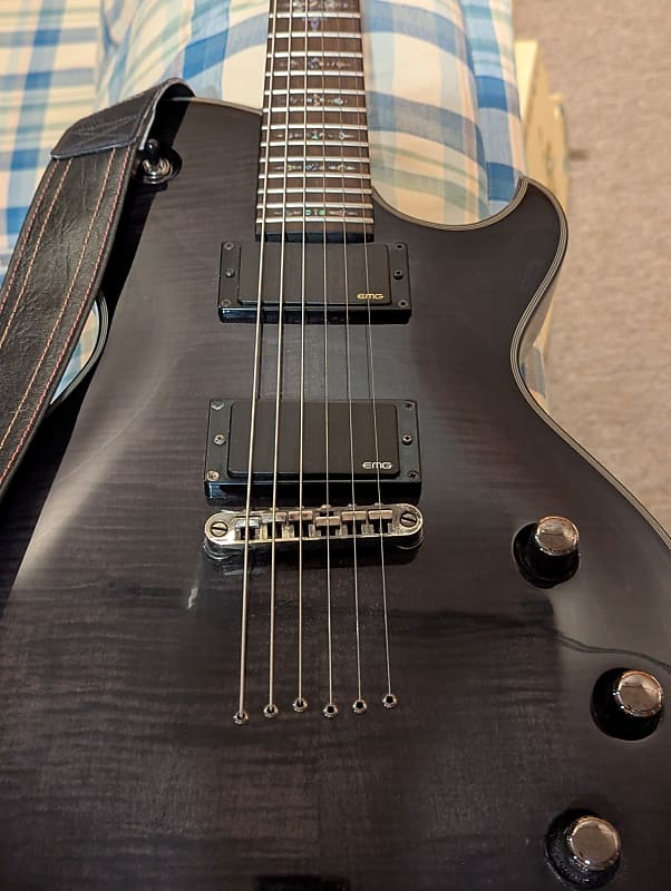 Schecter Damien Diamond Series - Satin Black | Reverb