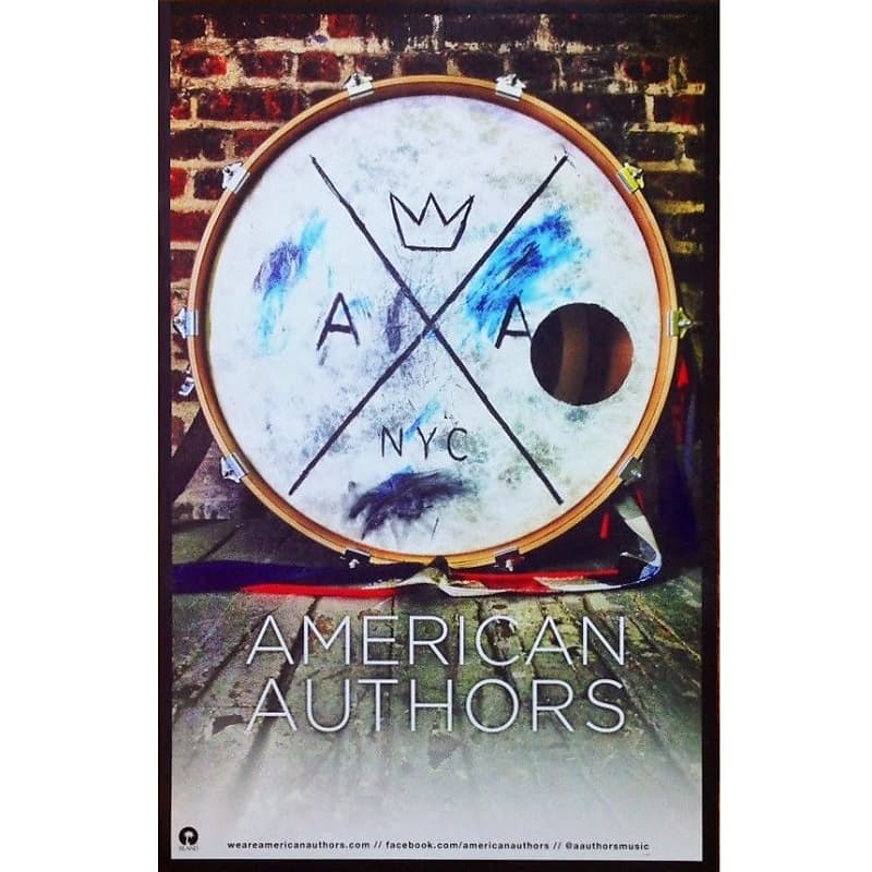 AMERICAN AUTHORS Ltd Ed Rare Tour Poster! IMAGINE DRAGONS New | Reverb