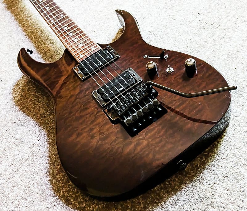 IBANEZ RG520QS TK Transparent Black Body / Made In | Reverb Australia