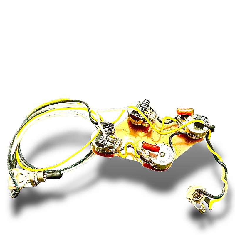 Premium & ENTIRELY Solderless Double P90 wiring harness with | Reverb