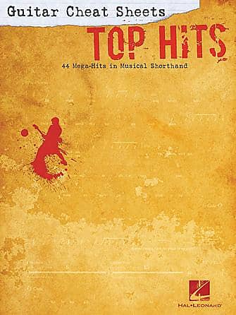 Guitar Cheat Sheets: Top Hits 44 Mega-Hits in Musical | Reverb