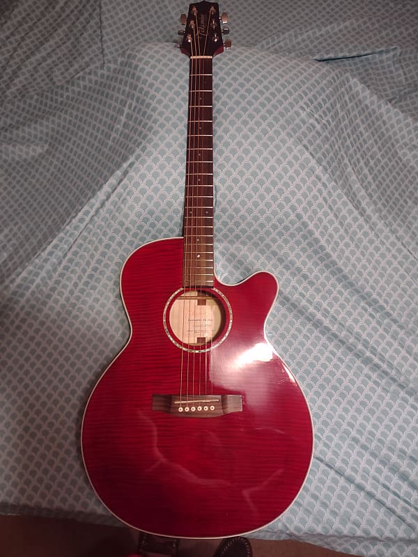 Takamine EG440C-STRY Red Flame Maple | Reverb