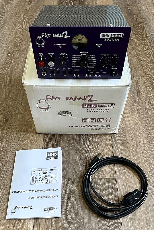 HHB Radius 5 / TL Audio Fat Man 2 Stereo Tube Preamp | Reverb
