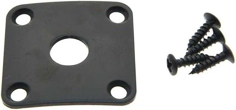 Black Metal Curved Bottom Jack Plate Curved Base Square | Reverb