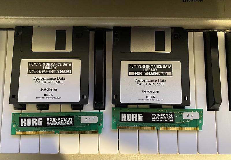 Korg EXB-PCM01 and PCM08 Pianos/ Classic Keyboards / Concert | Reverb