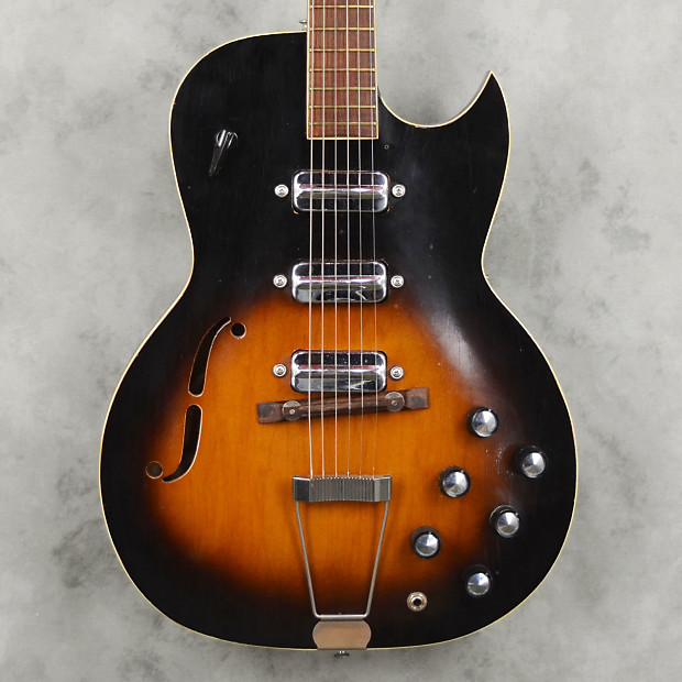 Vintage 60's Kay Speed Demon Sunburst | Reverb