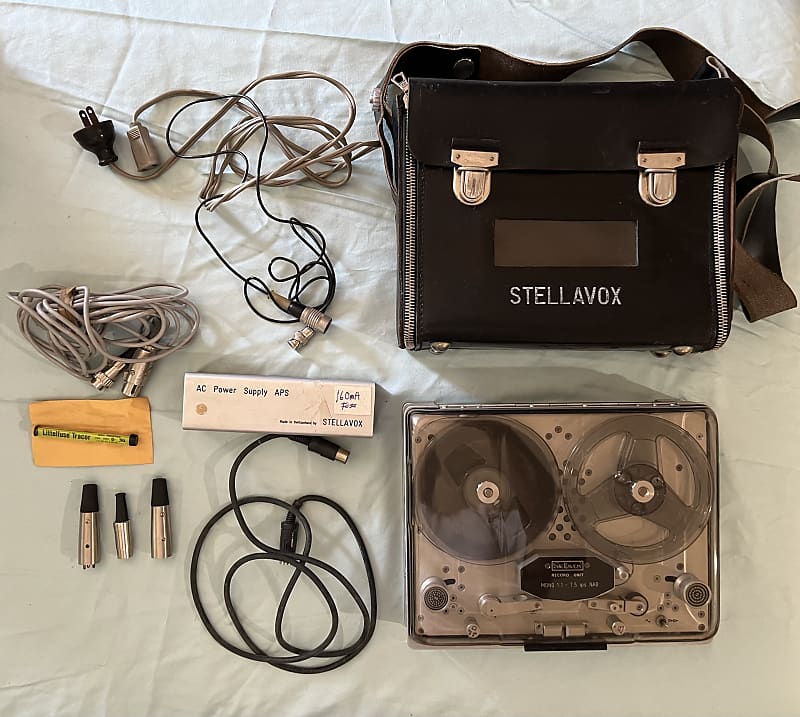 STELLAVOX SP7 Reel to Reel 100% Working Power Cable Mono | Reverb UK