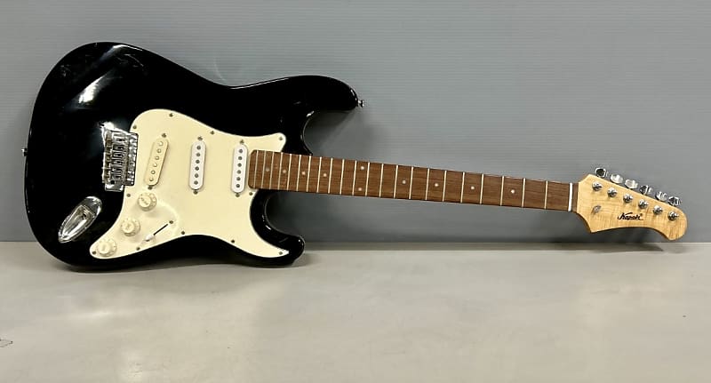Kapok “Strat” Black Beauty Electric Guitar | Reverb