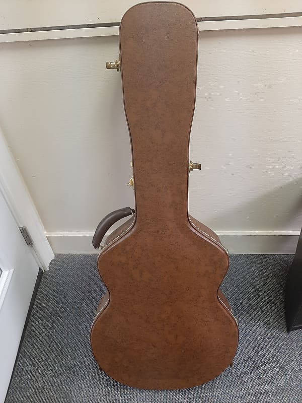 TKL 335 Gibson Style Plush Guitar Case Tan /Pink | Reverb