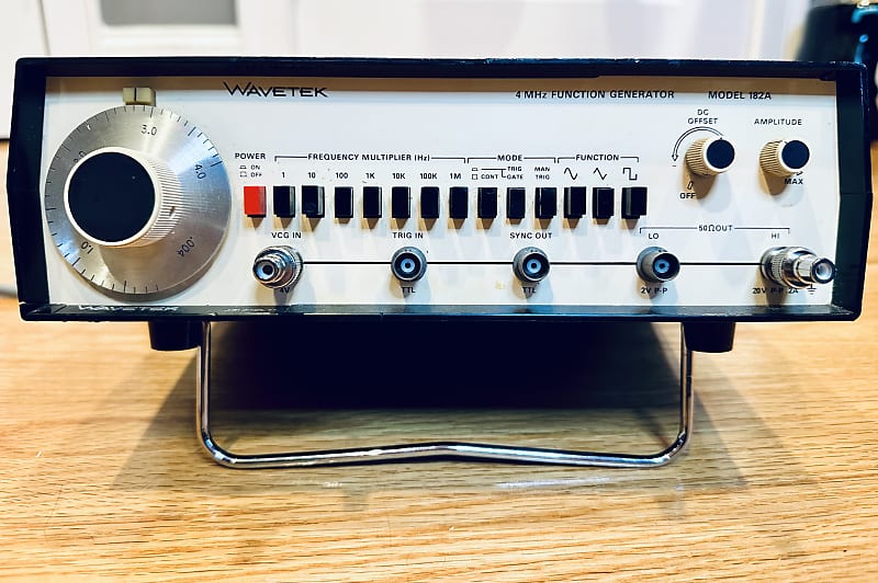 Wavetek 182a 4 Mhz Function Generator - 1982 - Black / White | Reverb