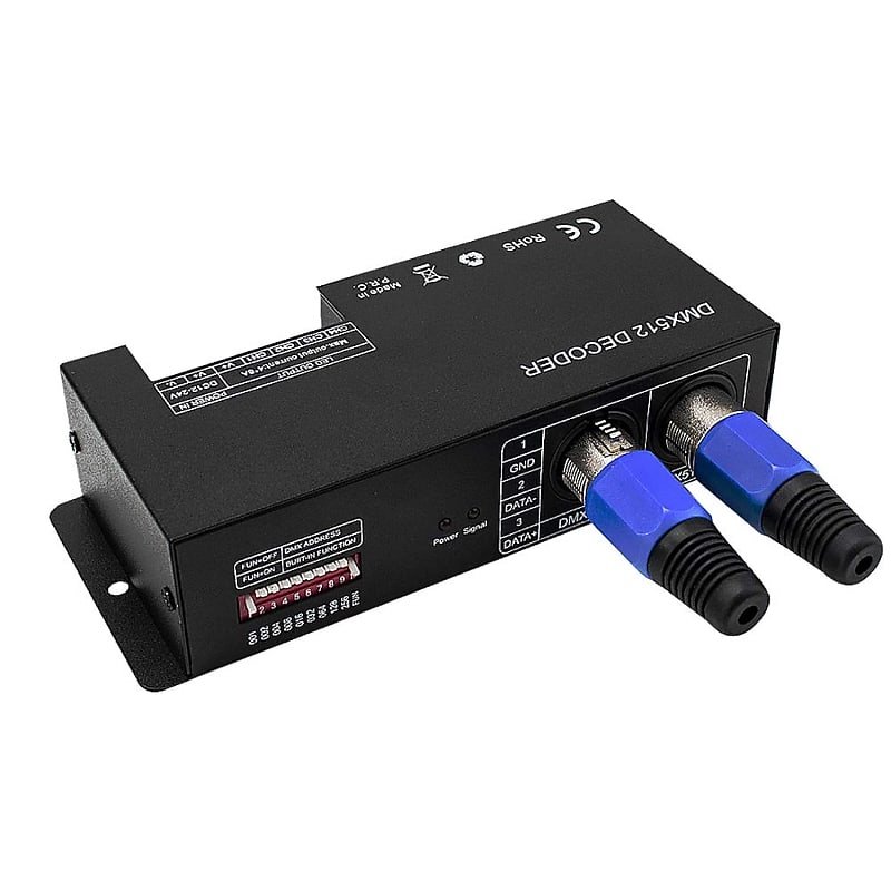 High Power 4 Channel 8A/Ch Dmx Led Controller Led Dmx 512 | Reverb