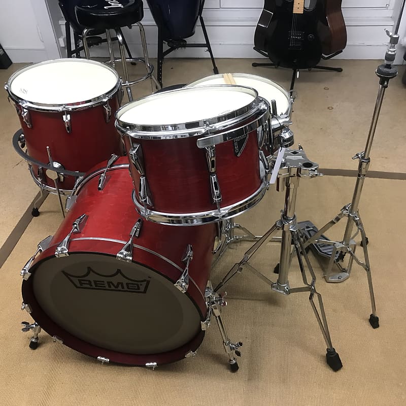 Remo Master Edge end of 90's Lava Red | Reverb