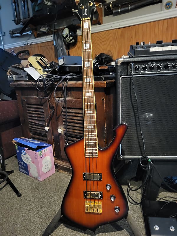 Ibanez Iceman Bass 90s - Tobacco Burst | Reverb