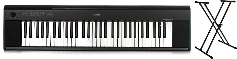 Yamaha Piaggero NP-12 61-key Portable Piano-Black Bundle with | Reverb