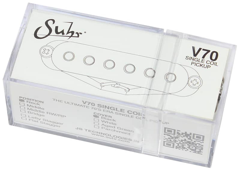 Suhr V70 Neck Pickup, Black | Reverb