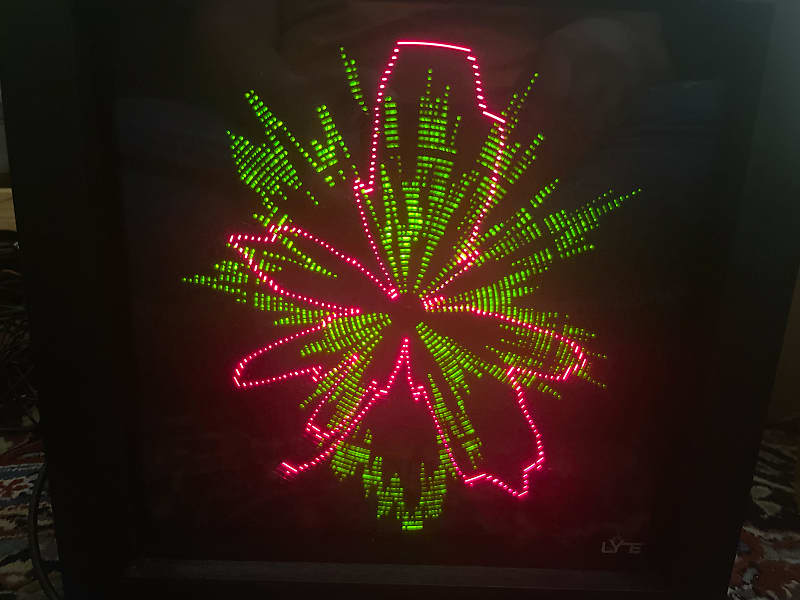 RARE "THE LYTE" Retro Vintage LED Visualizer light show | Reverb