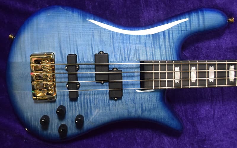 Spector Euro 4LT, Blue Fade Gloss w/ Ebony | Reverb Australia