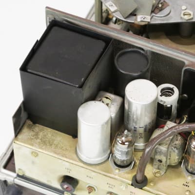 1964 Ampex Model 602 Burgundy Leatherette Portable Analog | Reverb