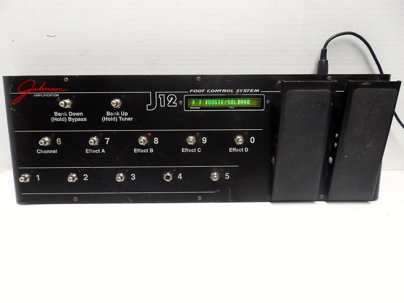 JOHNSON MILLENNIUM MILLENIUM J 12 J12 MIDI EFFECT FOOT AMP | Reverb