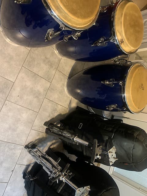 LP Matador Congas Complete Set 2015 - Blue | Reverb