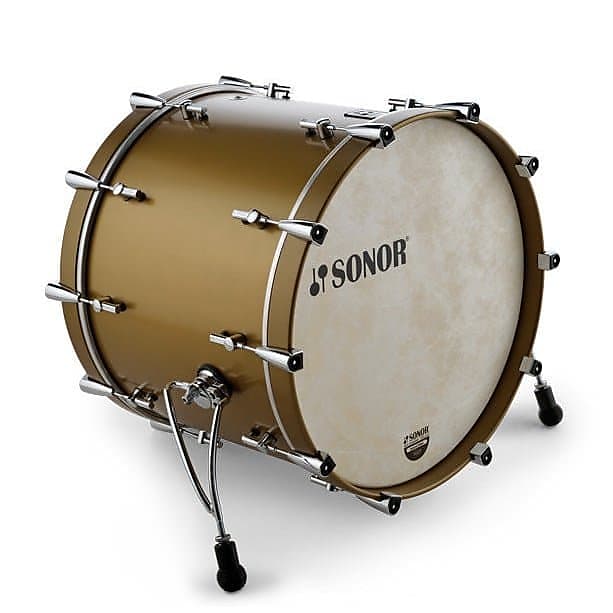 Sonor SQ1 Bass Drum 20x16 Satin Gold Metallic | Reverb