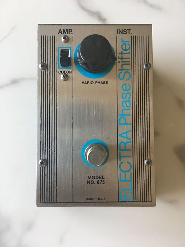 Electra Model 875 Analog Phase Shifter Phaser Rare Vintage | Reverb