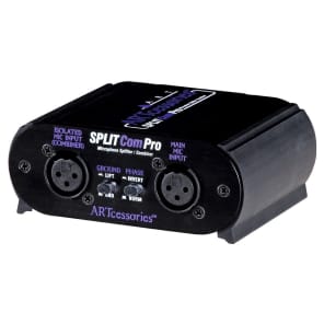 ART Splitcom Pro 2 Way Microphone Splitter and Combiner | Reverb