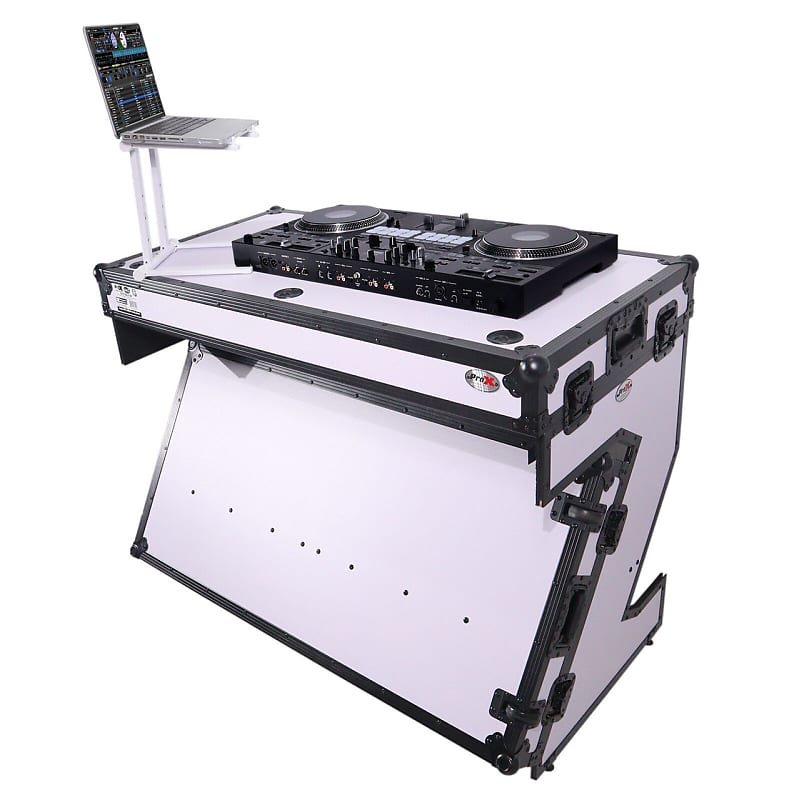 ProX XS-ZTABLE WH DJ Z-Table Workstation Flight Case | Reverb