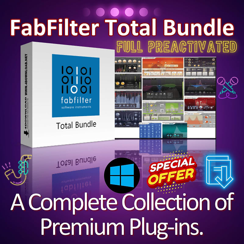 FabFilter Total Bundle V. 2023.6 Vst Plugin for | Reverb Belgium