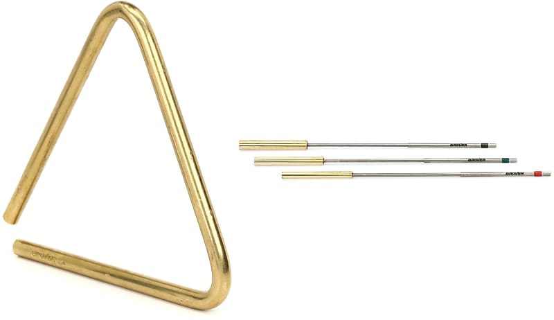 Grover Pro Percussion Bronze Hammered Lite Concert Triangle - | Reverb