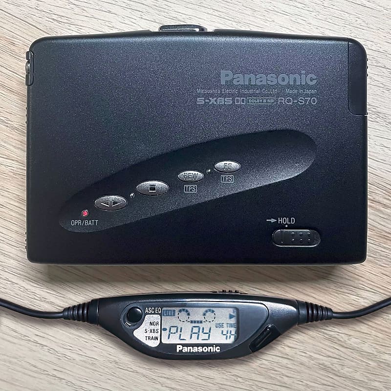Panasonic S70 Walkman Cassette Player, EX BLK w/ Original | Reverb