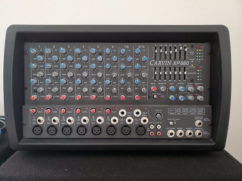 Carvin XP880 8 channel 800 watt stereo powered mixer - | Reverb